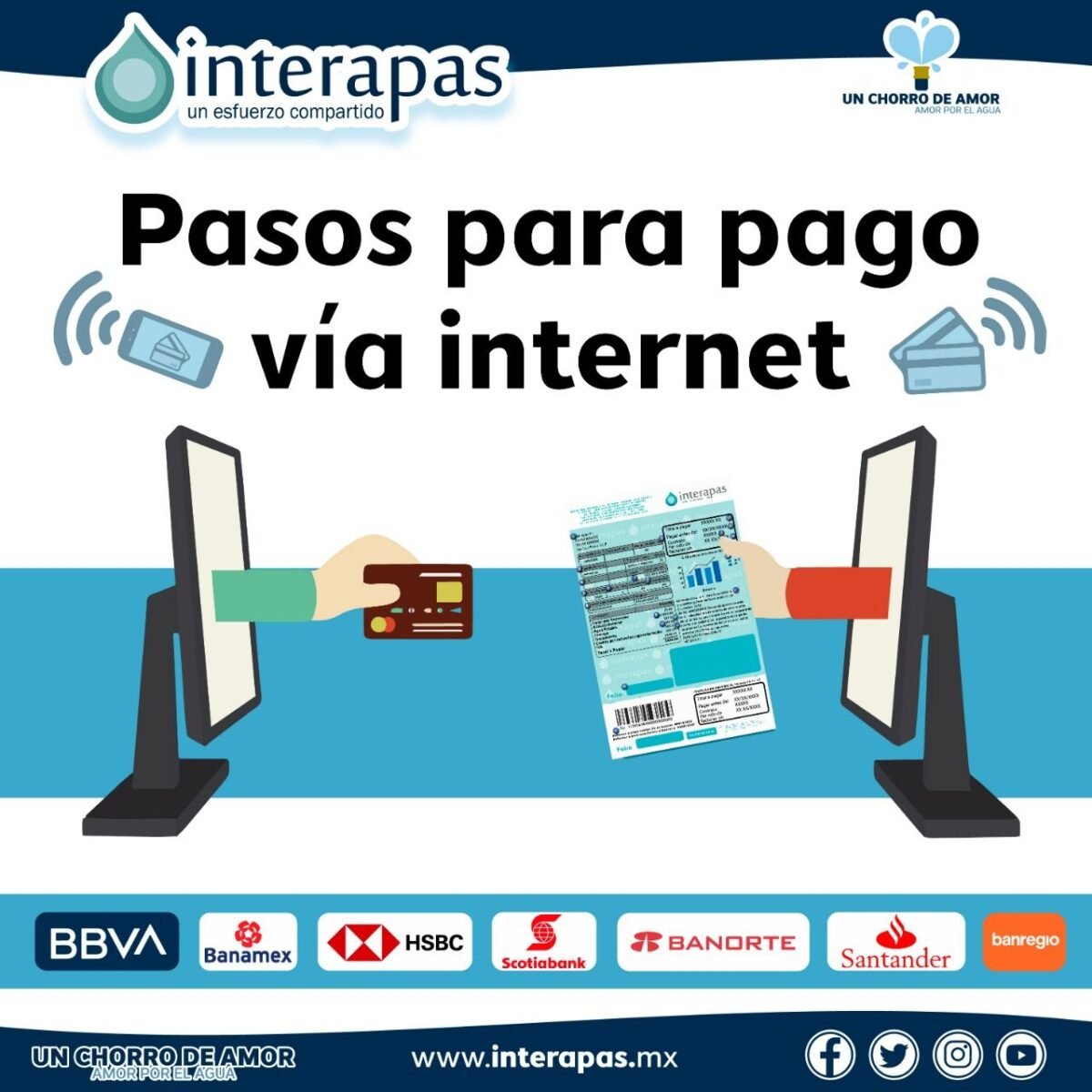 Interapas promueve el pago oportuno a través de Banca electrónica - El ...