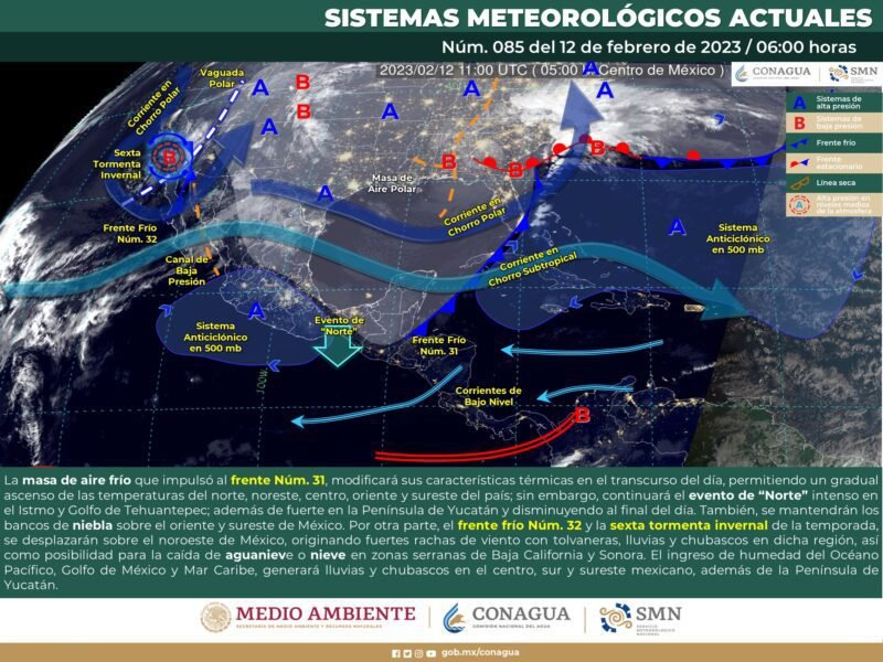 Entra sexta tormenta invernal con vientos intensos - El Portal SLP ...